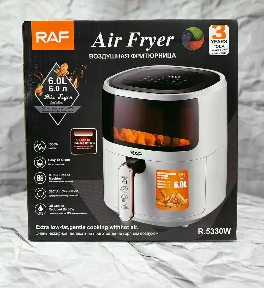 RAF Air Fryer 6L Modle 5330 Touch Display - Best Online Shopping in Pakistan